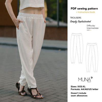 IThinksew Patterns And More Products Tagged With Trousers Sewing Pattern