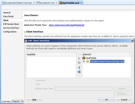 Dive In Oracle ADF Dynamic View Object
