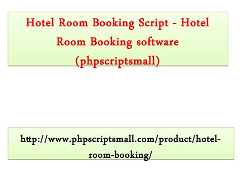 Hotel Room Booking Script Hotel Room Booking Software By Scriptphp