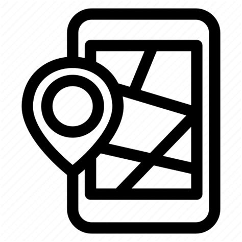Mobile Location Phone Smartphone Map Gps Icon Download On Iconfinder