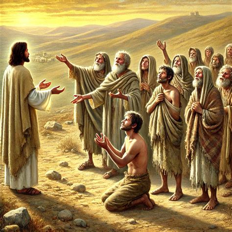 Jesus Heals Ten Men Of Leprosy Miracles Of