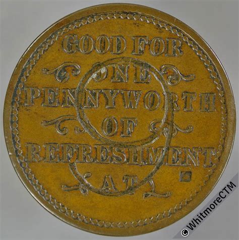 Inn Pub Refreshment Tokens UK Whitmore Coins Tokens And Medals 4 9