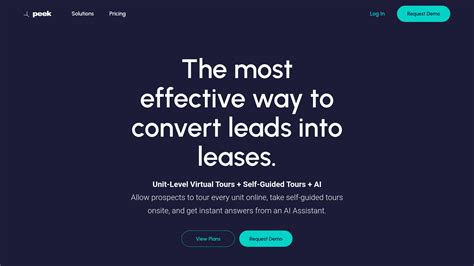 Peek Virtual Self Guided Tours Ai Leasing Online Experiencepeek