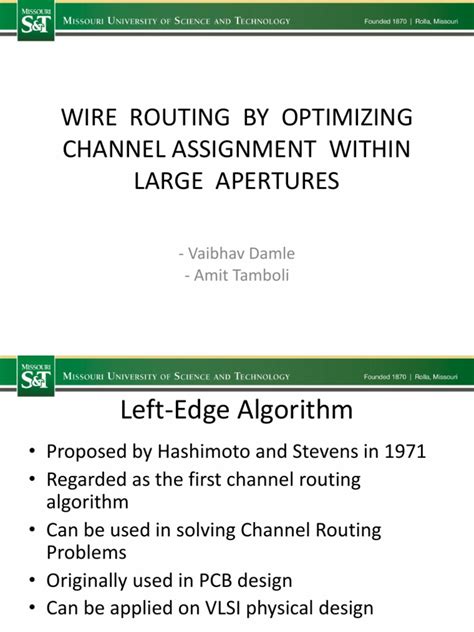 left edge algorithm theoretical computer science applied mathematics