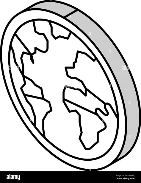 World Planet Isometric Icon Vector Illustration Stock Vector Image And Art Alamy
