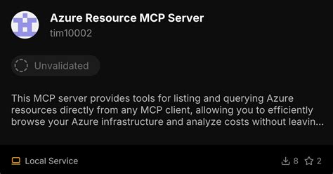 Azure Resource MCP Server MCP Servers LobeHub