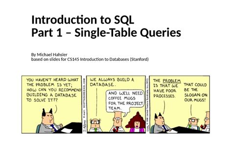 SQL Part1 This Is Sql Part Of The Course Introduction To SQL Part