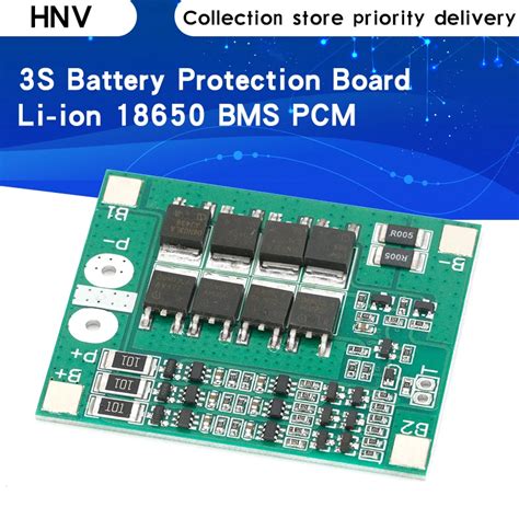3s 25a 리튬 이온 18650 Bms Pcm 배터리 보호 보드 Bms Pcm 리튬 이온 리포 배터리 셀 팩 모듈 용 밸런스 포함 Diy반도체 집적회로