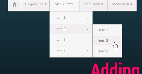 How To Add Or Create Menu Bar In Blogger Bloggersmentor All About