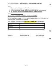 Telecommunication Assignment On IP Addressing Subnetting And Course Hero