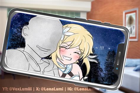 A Self Insert Fanart I Made For My Christmas Audio By Lulumi66 On