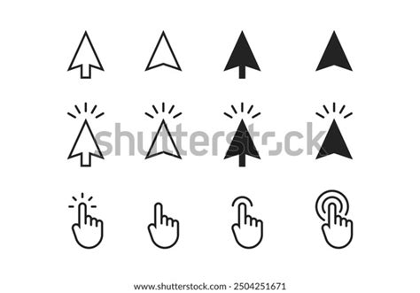 Computer Mouse Click Cursor Load Symbol Stock Vector Royalty Free 2504251671 Shutterstock
