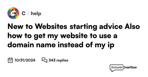 New To Websites Starting Advice Also How To Get My Website To Use A Domain Name Instead Of My