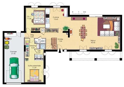 Plan De Maison Basse Gratuit Idées De Travaux