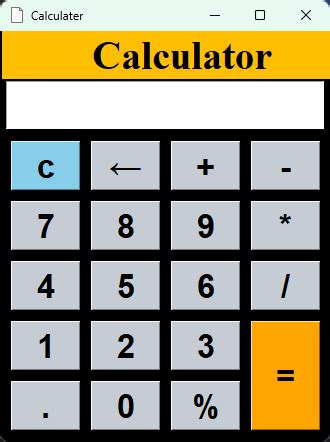 GitHub Ni Sh Simple Calculator Calculator GUI Using Tkinter This Code Provides A Graphical