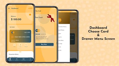 mastcard virtual prepaid card issuing flutter app by appdevsx codecanyon