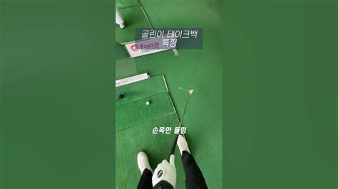 레슨 골린이와 고수의 테이크 백 골린이shorts 백스윙 Youtube