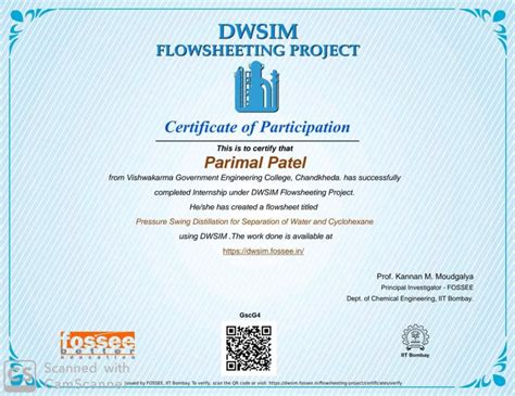 Parimal Patel On Linkedin Dwsim Fossee Iit Chemicalengineering Simulationsoftware Dwsim
