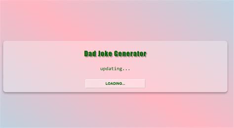 GitHub KenFordev Dad Jokes With Js