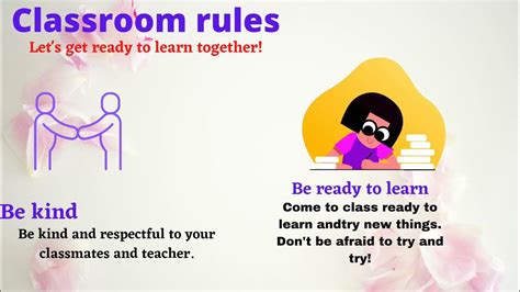 Infographics Ict Classroom Rules Youtube