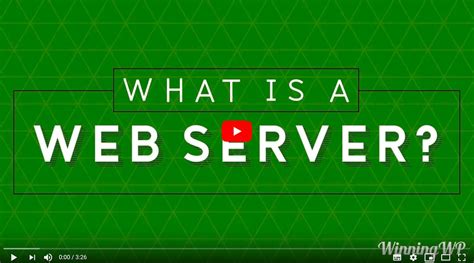 What Is A Web Server A Simple Video Explanation