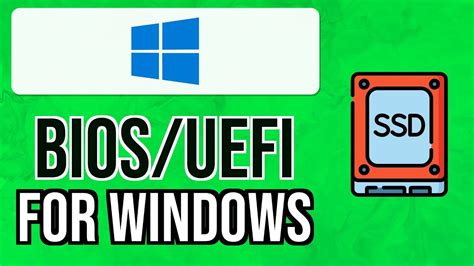 How To Set Up Biosuefi To Install Windows On Ssd 2024 Install Windows 10 From Usb Uefi Bios
