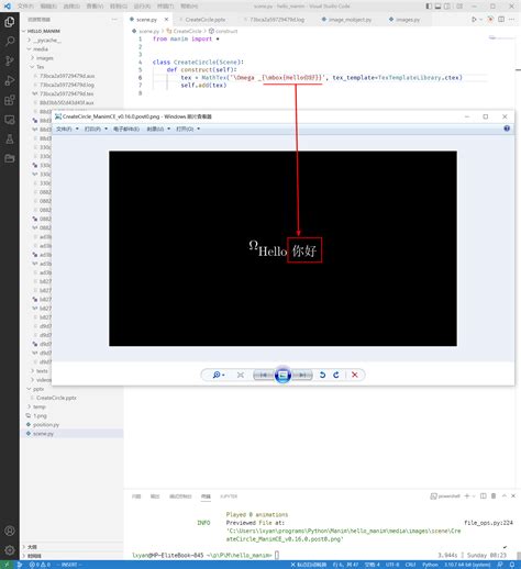 Chinese Character Appears In Tex But Disappears In Mathtex · Issue 2973 · Manimcommunity