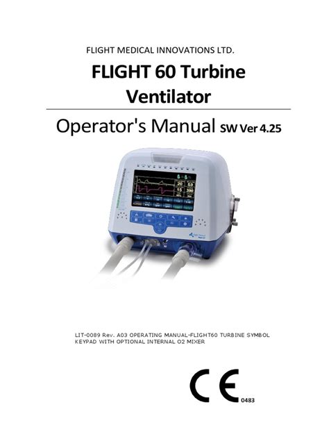 Flight 60 Ventilator Operator Manual Pdf Electrical Connector