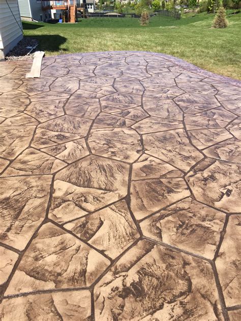 Roman Slate Stamped Concrete Patio Stamp Collecting Tips
