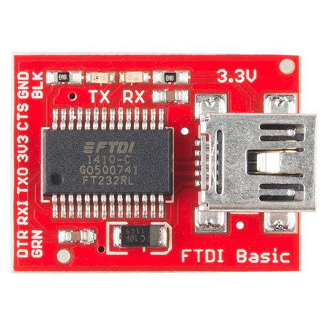 SparkFun FTDI Basic Breakout 3 3V Bastelgarage Elektronik Online Shop