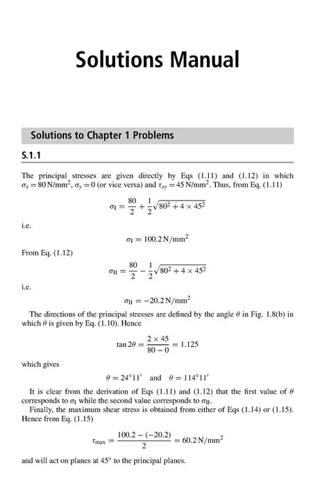 Ch01 Ch03 Ch02 Merged Solving Problem Solutions Manual Solutions To Chapter 1 Problems S