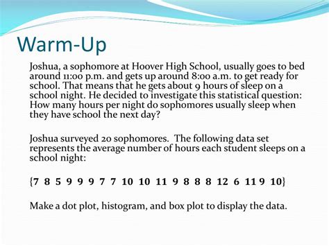 Ppt Advantages And Disadvantages Of Dot Plots Histograms And Box Plots Powerpoint Presentation