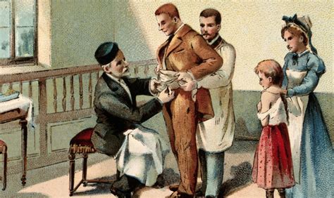 Pasteur Inoculating Man With Rabies Vaccine 1895 Poster Print By