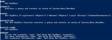 Rutherford S SQL Blog PowerShell And SQL Getting Data In And Out