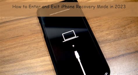 How To Enter And Exit Iphone Recovery Mode In 2023 Roobotech
