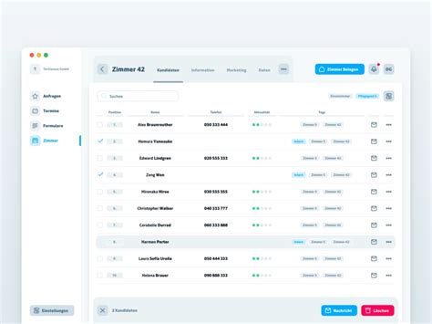 Room Management Ui Design By Dennis Gecaj