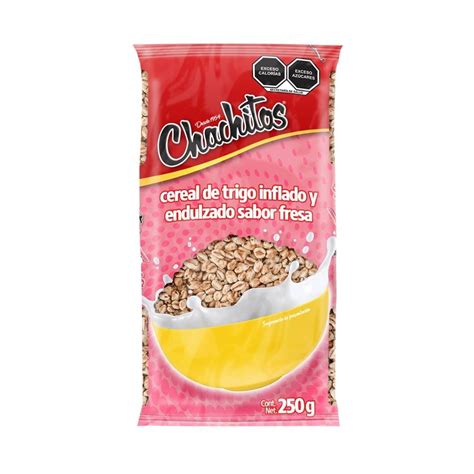 Cereal De Trigo Inflado Chachitos Fresa 250 G Walmart