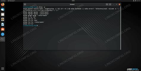 Alias Command In Linux With Examples Linux Command Line Tutorial