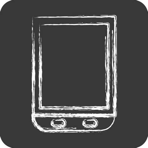 Icon Scanner Suitable For Computer Components Symbol Chalk Style Simple Design Editable