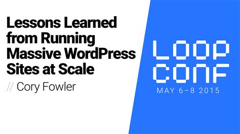 Lessons Learned From Running Massive Wordpress Sites At Scale
