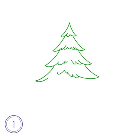 Wie Man Einen Weihnachtsbaum Malt Schritt Für Schritt Wie Man Mimi Panda