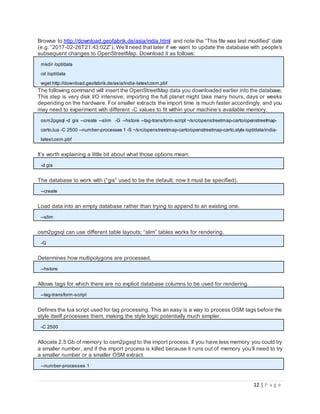 Tutorial To Setup Openstreetmap Tileserver With Customized Boundaries Of India Docx