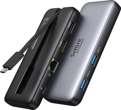 In Usb C Docking Station Dual Hdmi Usb Gigabit Ethernet For Dell Surface Hp Lenovo