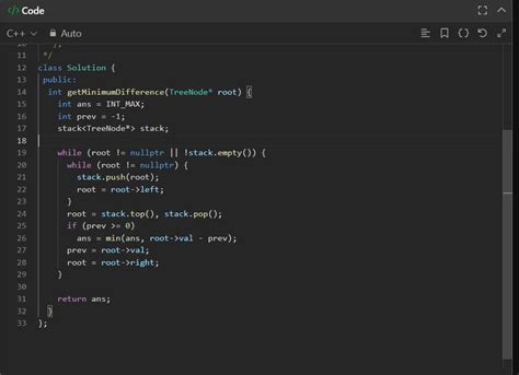 Im Excited To Share My Solution Of Minimum Absolute Difference In Bst