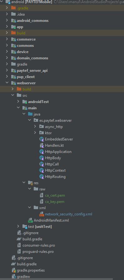 Android Custom Tls Certificate Not Found In Multimodule Kotlin Project Stack Overflow
