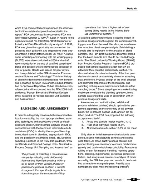 Blend Uniformity 01 Pdf