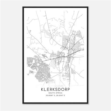 Klerksdorp Custom Maps And Posters