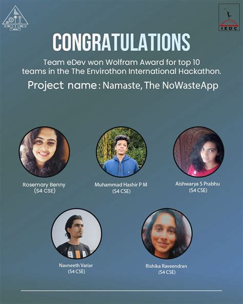 Aishwarya Prabhu On Linkedin Hackathon Seemed Like A Different