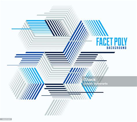 3d 큐브와 삼각형은 복고풍 스타일 요소가 분리되어 사용하거나 편집하기 쉬운 스트라이프 추상 벡터 배경을 줄 지어 있습니다 포스터 또는 배너 표지 또는 광고를 위한