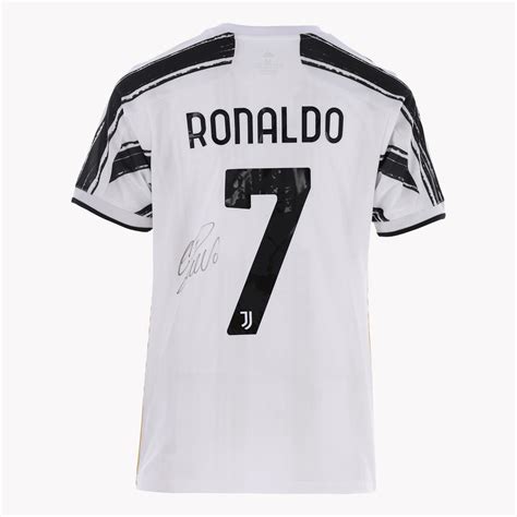 Cristiano Ronaldo Juventus Back Signed Shirt The Football Autograph
